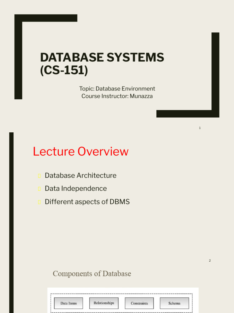 Week 4 Database Environment.pptx | PDF | Databases | Client–Server Model