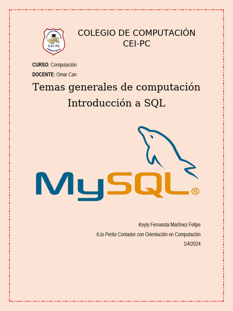 Ejercicio 3 | PDF | SQL | Bases de datos