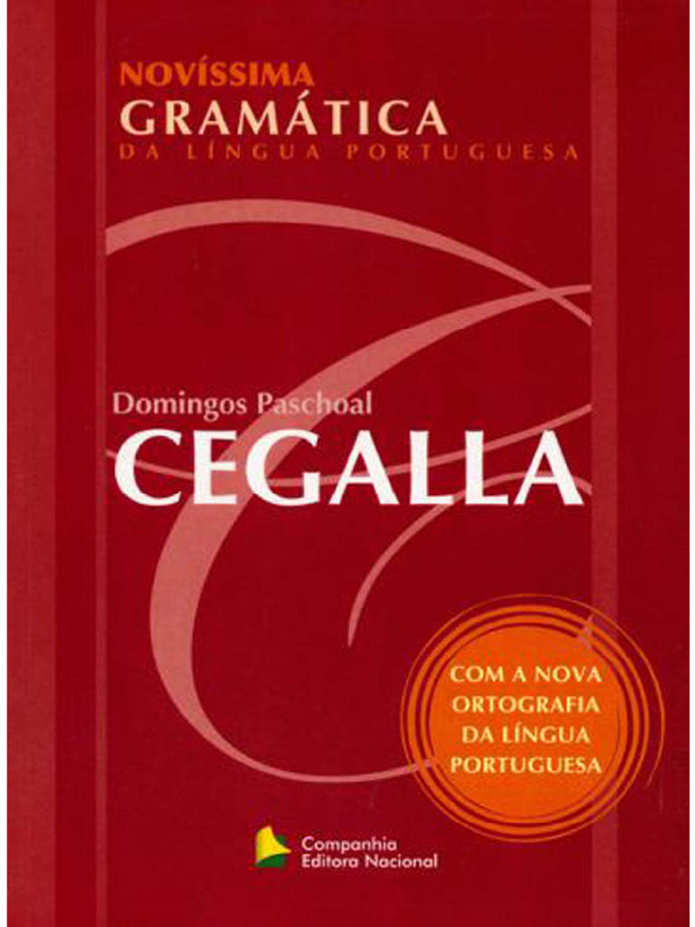 Cegalla Novíssima Gramática | PDF