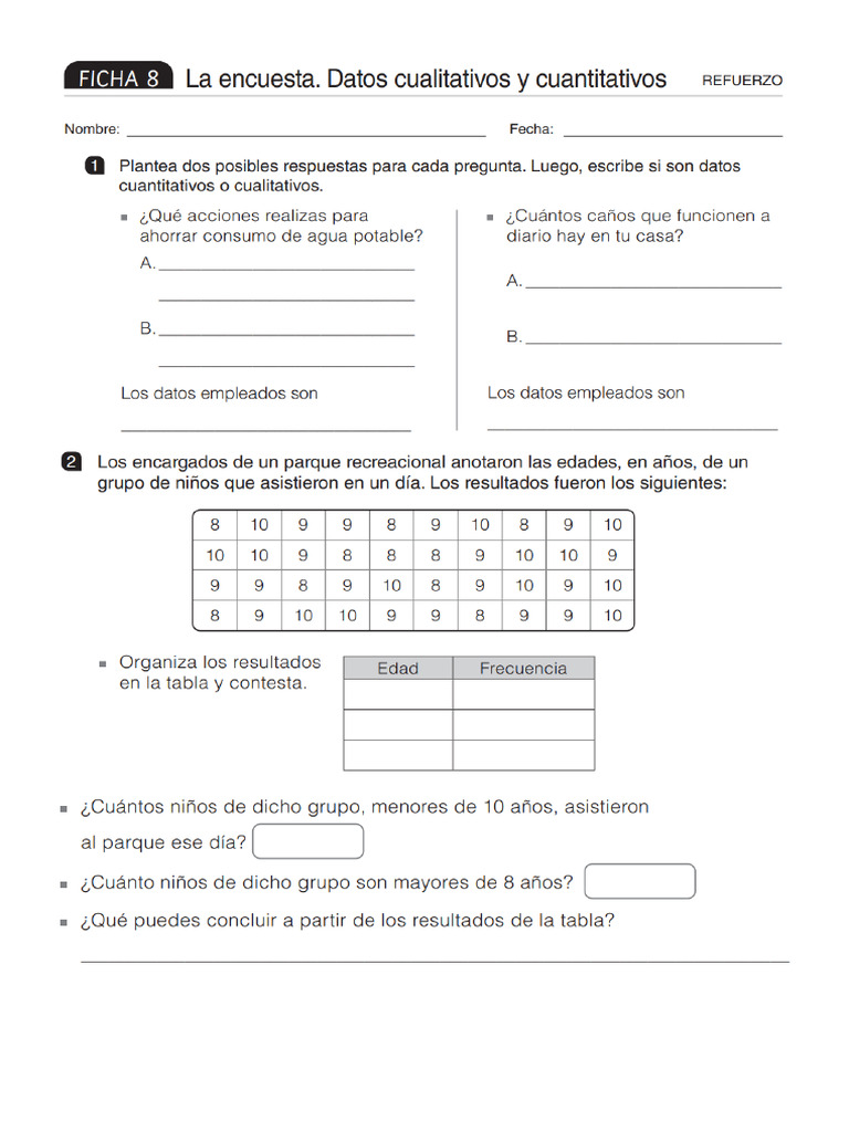 Datos Cualitativos y Cuantitativos | PDF