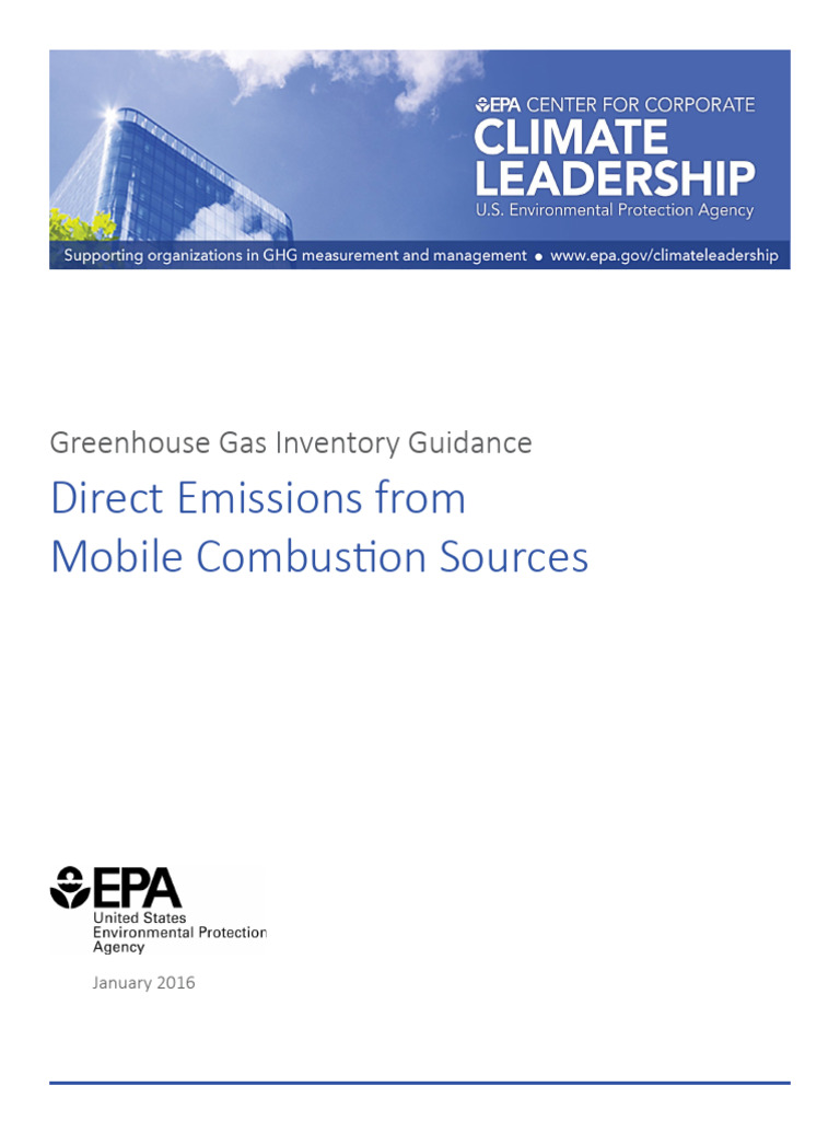 1.2 Metodologi Mobile Combustion, EPA 2016 | PDF | Fuel Economy In ...