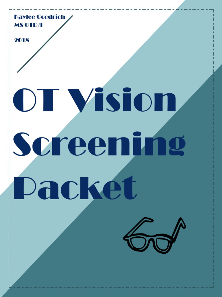 OT Vision Screening Checklist | PDF | Visual Perception | Eye