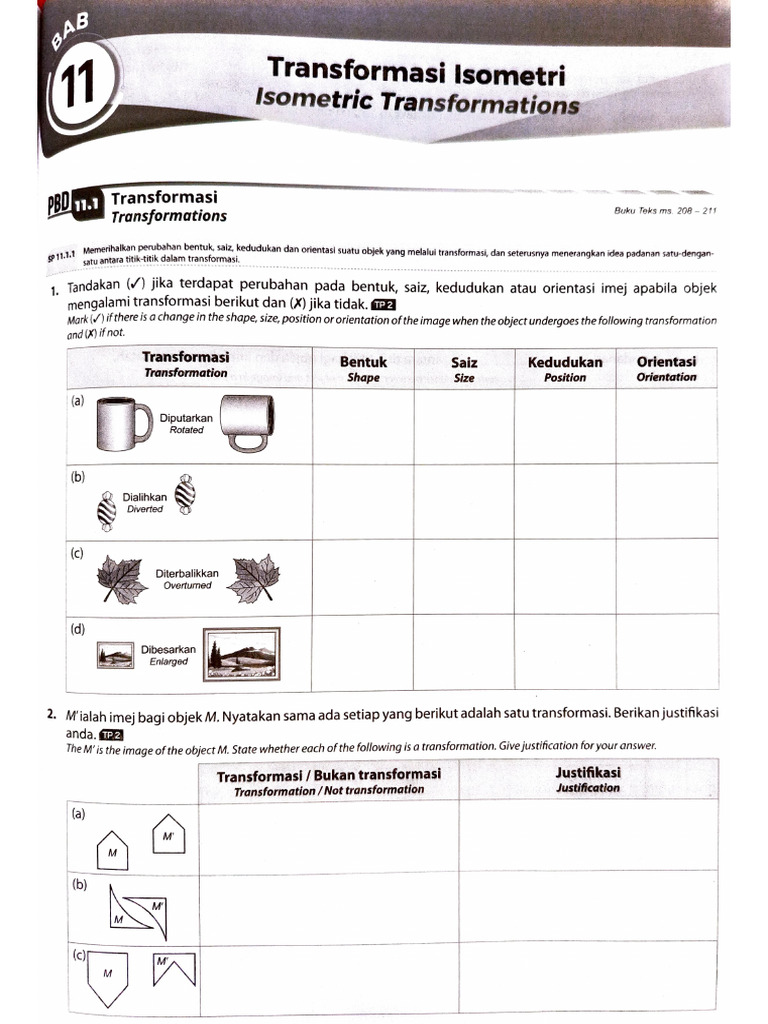 Maths f2 Bab11 | PDF