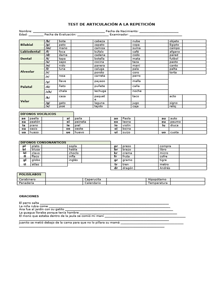 Hoja de respuesta TAR | PDF