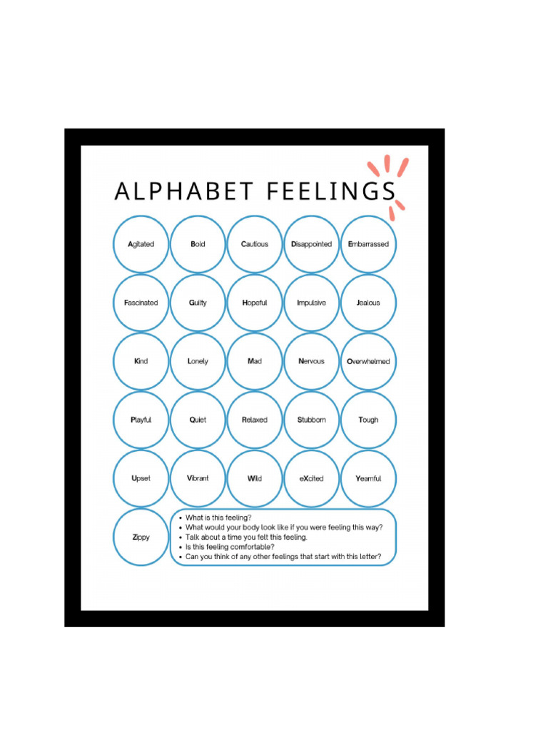 alphabet feelings | PDF