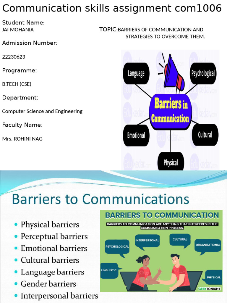 Communication Assignment | PDF