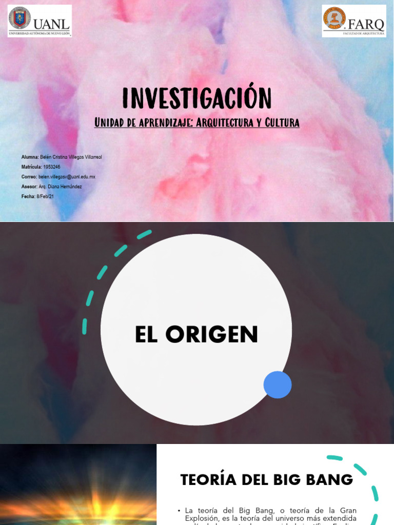 Teorías del Origen del Universo y Prehistoria | PDF | Universo | Big Bang