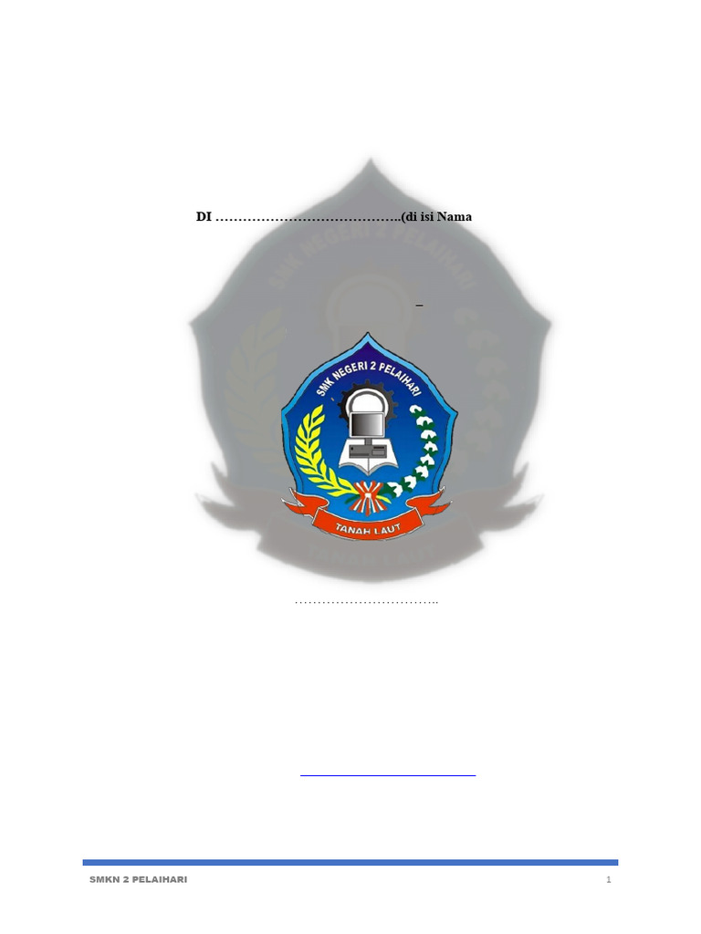 Format Laporan PKL 2025 New | PDF