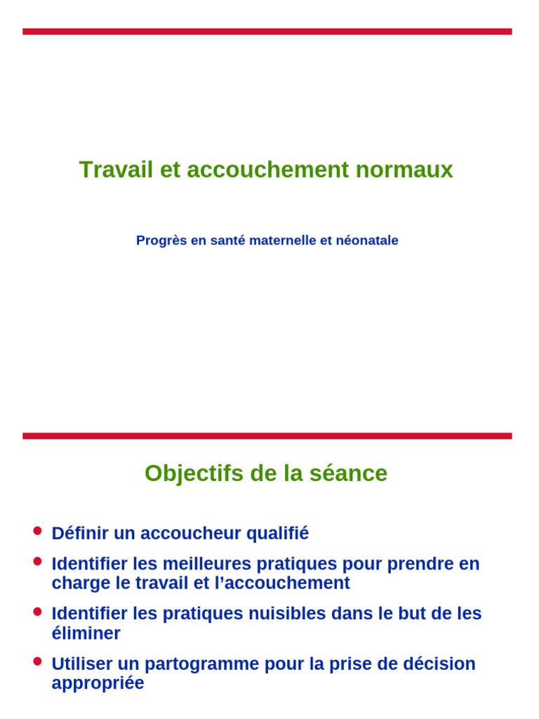 Accouchement normal-partogramme | PDF | Accouchement | Post-partum
