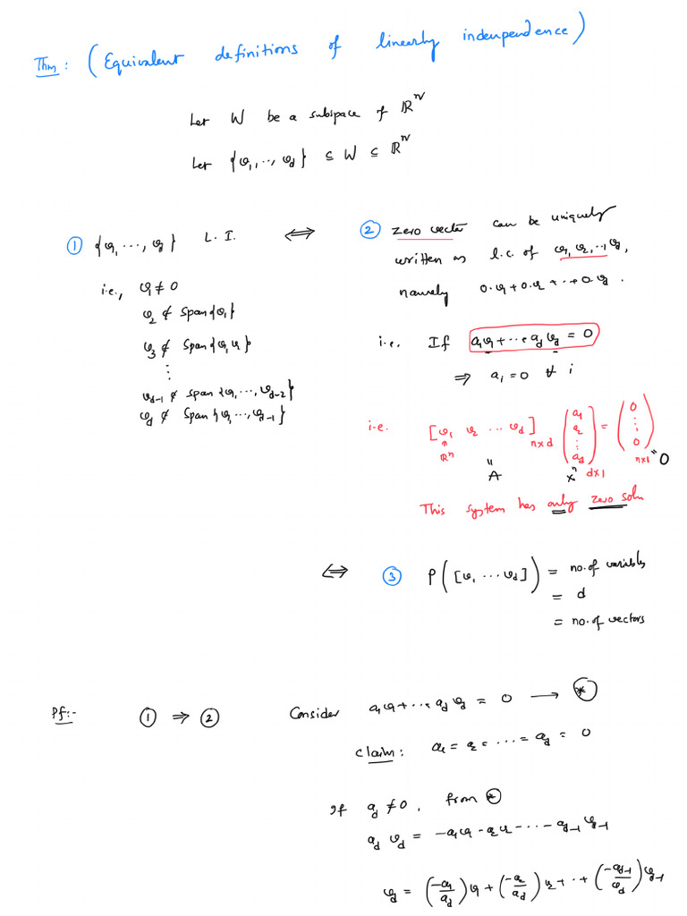 5 - The Rank-Nullity Theorem For Matrices | PDF