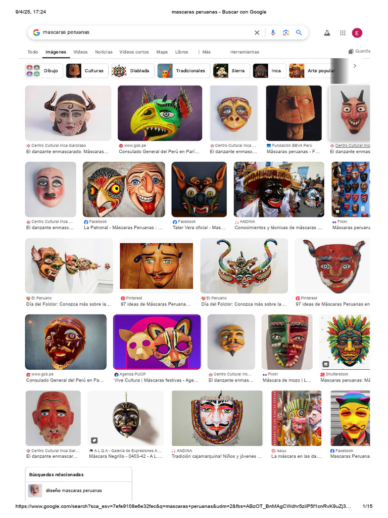 Mascaras Peruanas - Buscar Con Google | PDF | Perú
