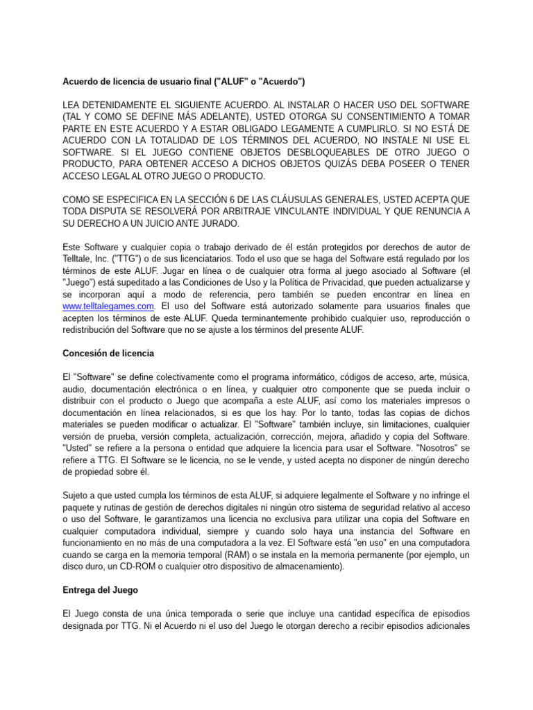 Eula Es | PDF | Software | Informática