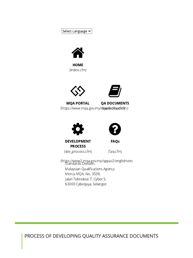 Quality Assurance Document Development Process | PDF