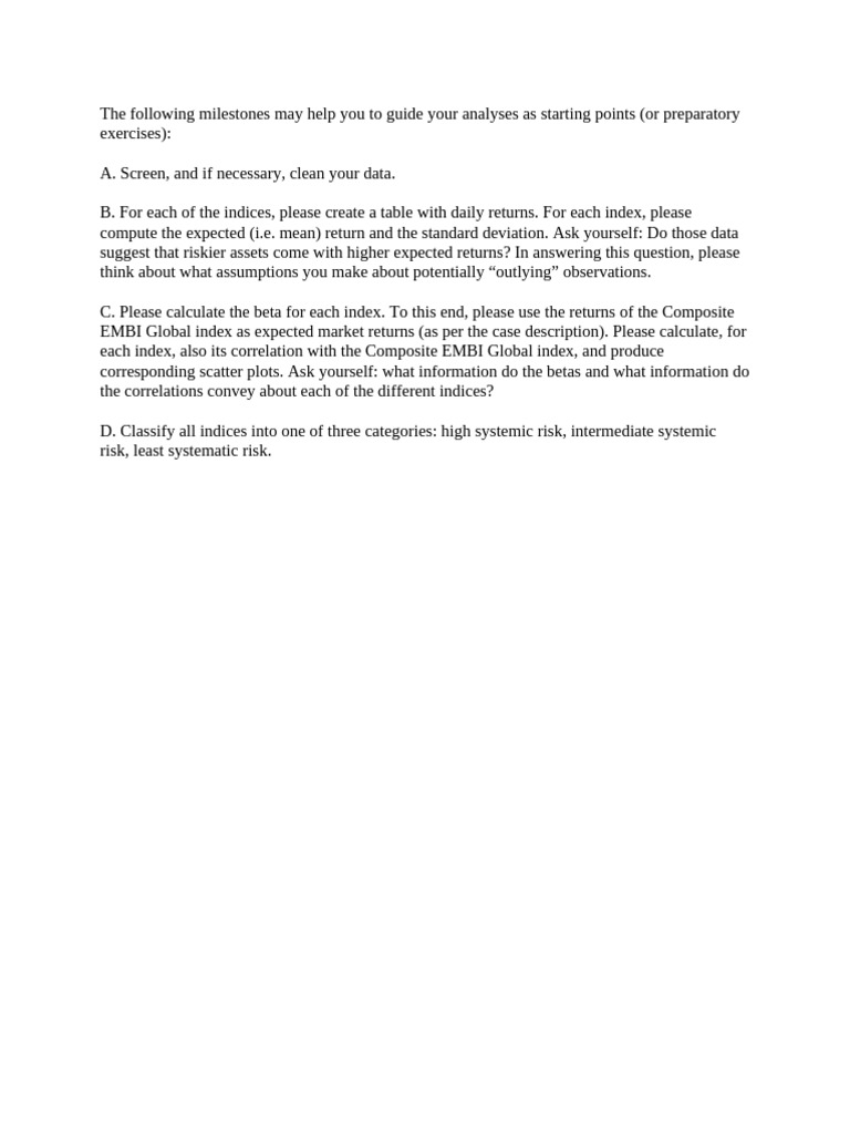 Additional Instructions The EMBI Investor | PDF