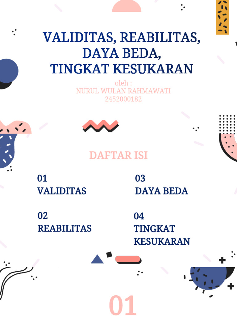 Validitas, Reliabilitas, dan Daya Beda Tes | PDF