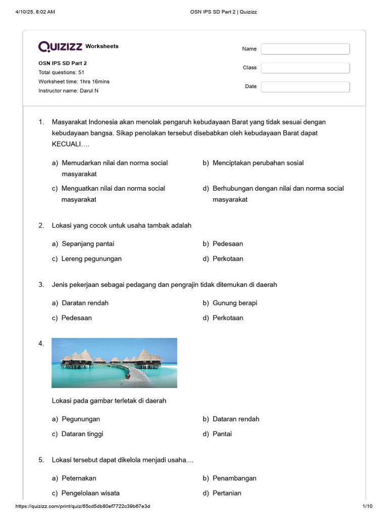 Osn Ips SD Part 2 | PDF