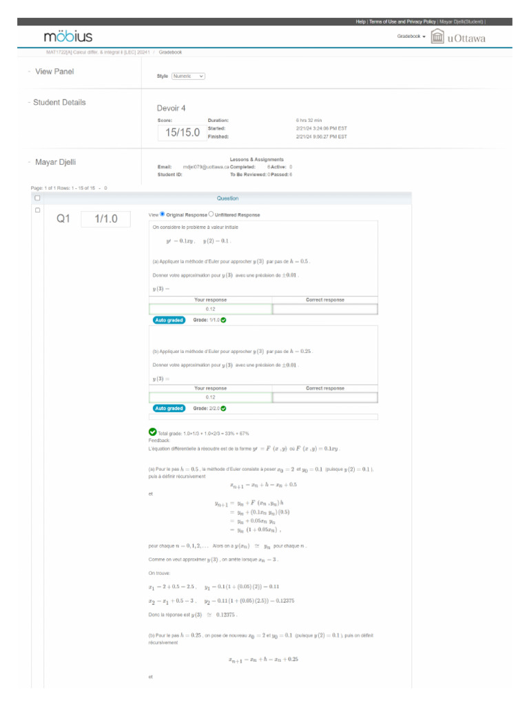 Solution Mobius 4 1 | PDF