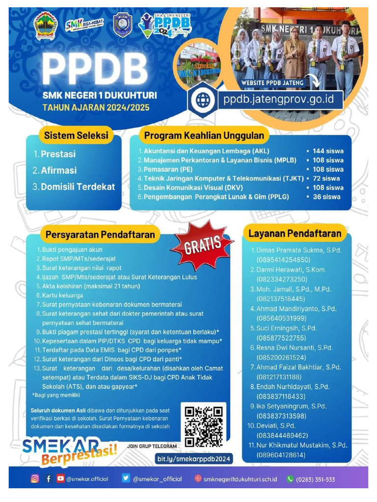 Brosur PPDB SMK Dukuhturi 1 | PDF