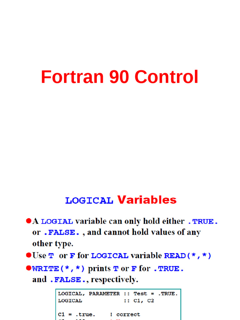 Fortran Lec 2 | PDF
