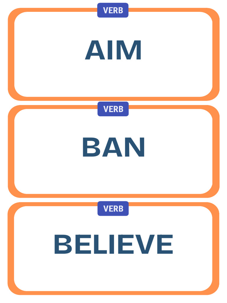 Activity 1 Word Card | PDF