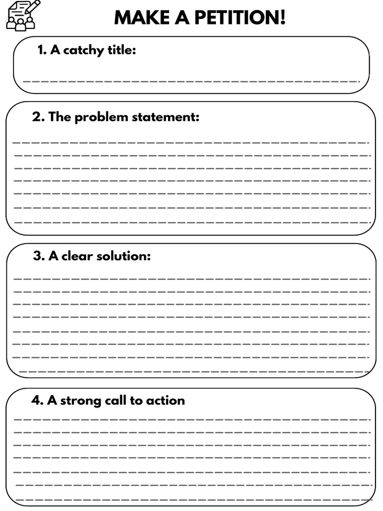 Create Effective Petitions Guide | PDF