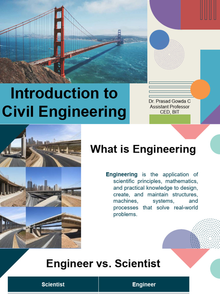 Introduction to Civil Engineering Basics | PDF | Infrastructure | Dam