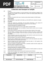 Blood Sample Collection SOP | PDF | Medical Specialties | Clinical Medicine