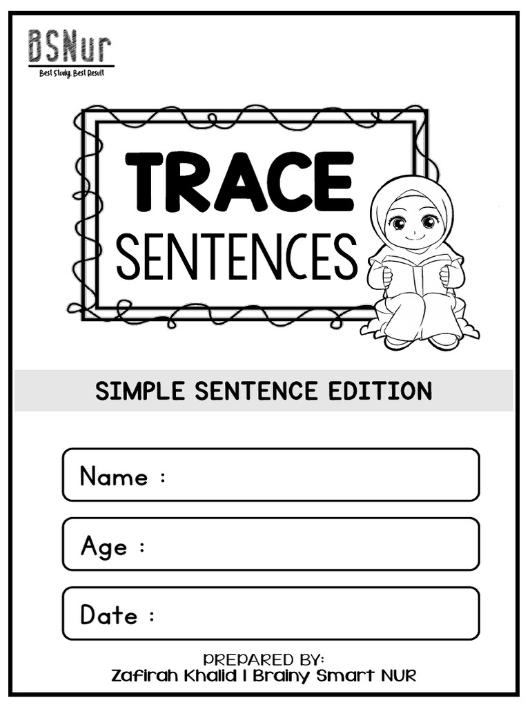 Trace Sentences FREE | PDF