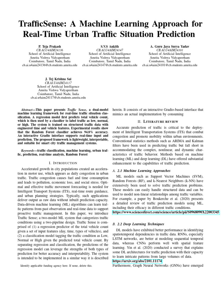 IEEE Conference Template | PDF | Machine Learning | Support Vector Machine