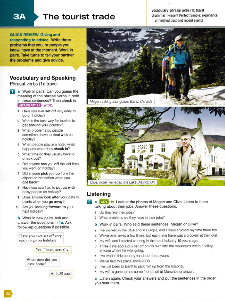 F2F Intermediate - UNIT 3A | PDF | Linguistic Morphology | Syntax