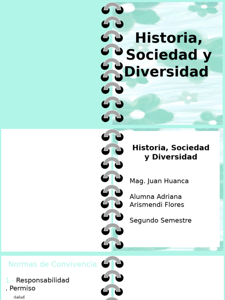 Historia Sociedad y Diversidad Cuaderno Adri 1 | PDF