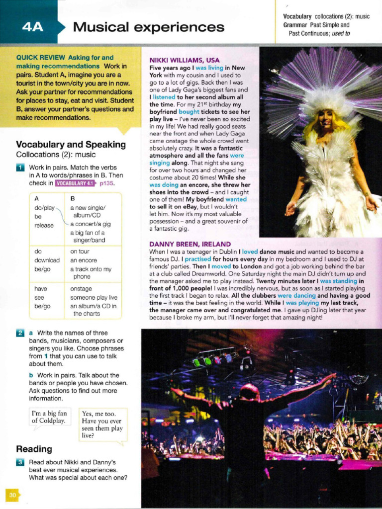 F2F Intermediate_UNIT 4A | PDF