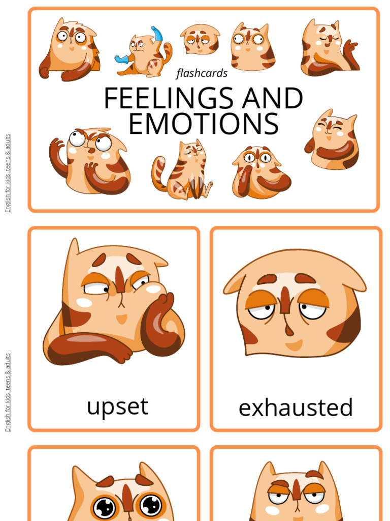 Feelings and Emotions Flashcards | PDF