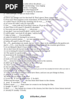 6-Sinf Ingliz Tili Test | PDF | Language Arts & Discipline
