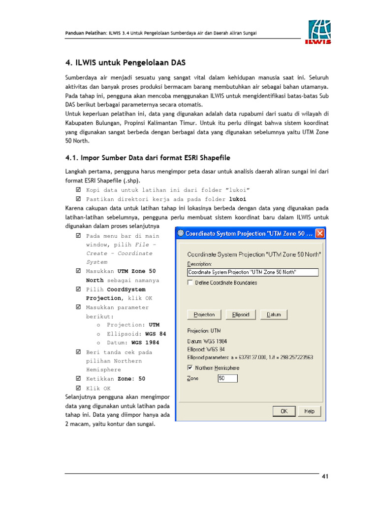 Delineasi Batas DAS Menggunakan ILWIS | PDF
