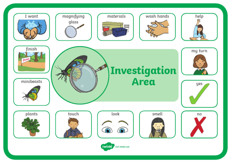 Ready-Made Investigation Area Communication Mat | PDF