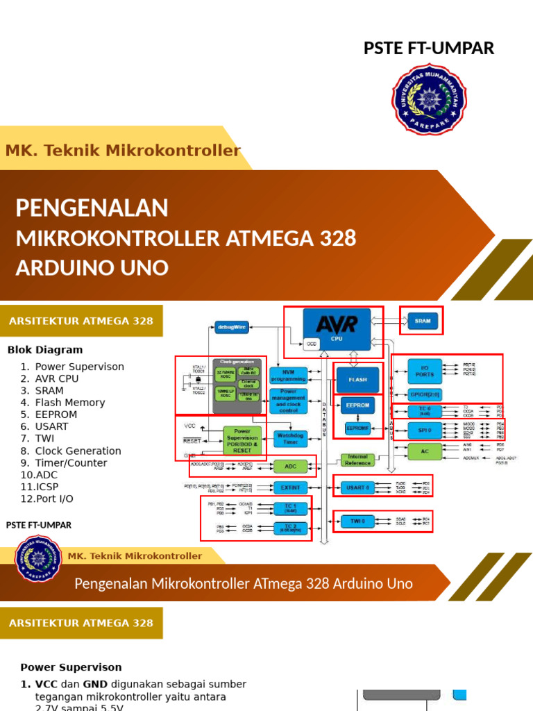 02 Mikrokontroller Atmega 328 | PDF