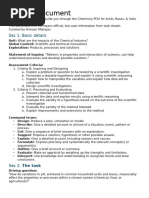 IB MYP Chemistry Criteria BCD All Topics | PDF | Temperature | Matter