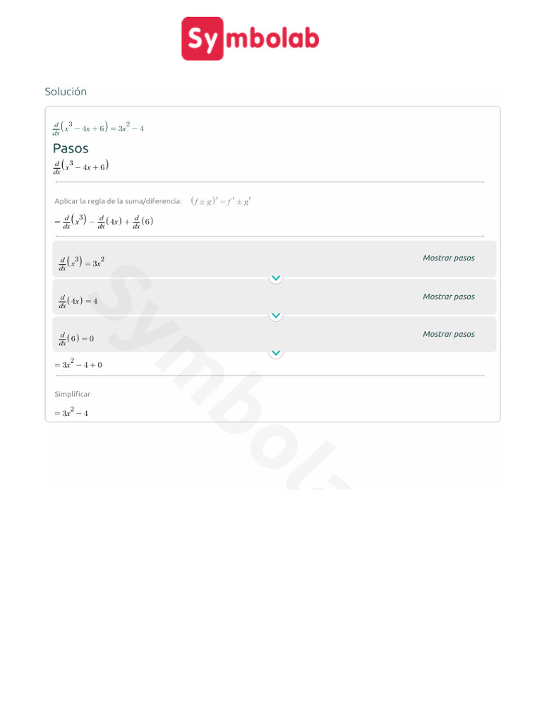 Symbolab - Solutions | PDF