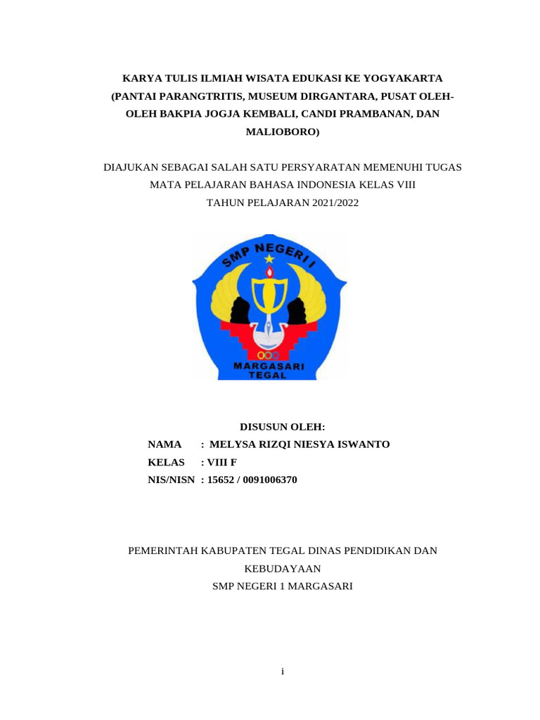 Karya Tulis Ilmiah Caca | PDF