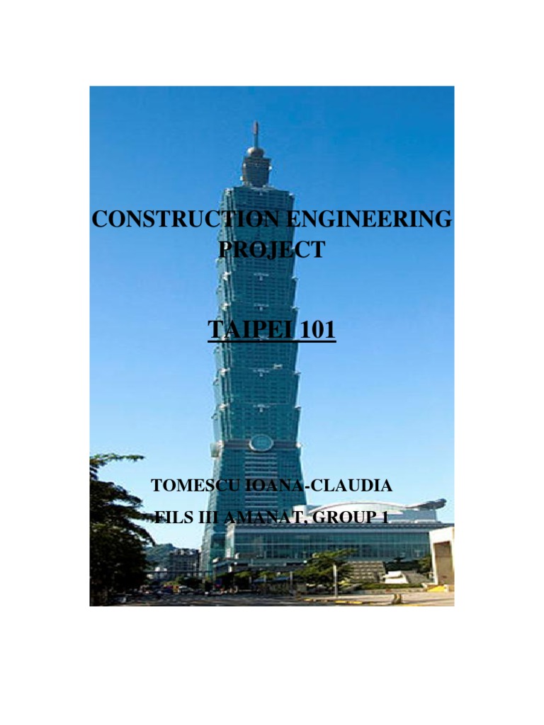 Taipei 101project | PDF | Building | Structural Engineering