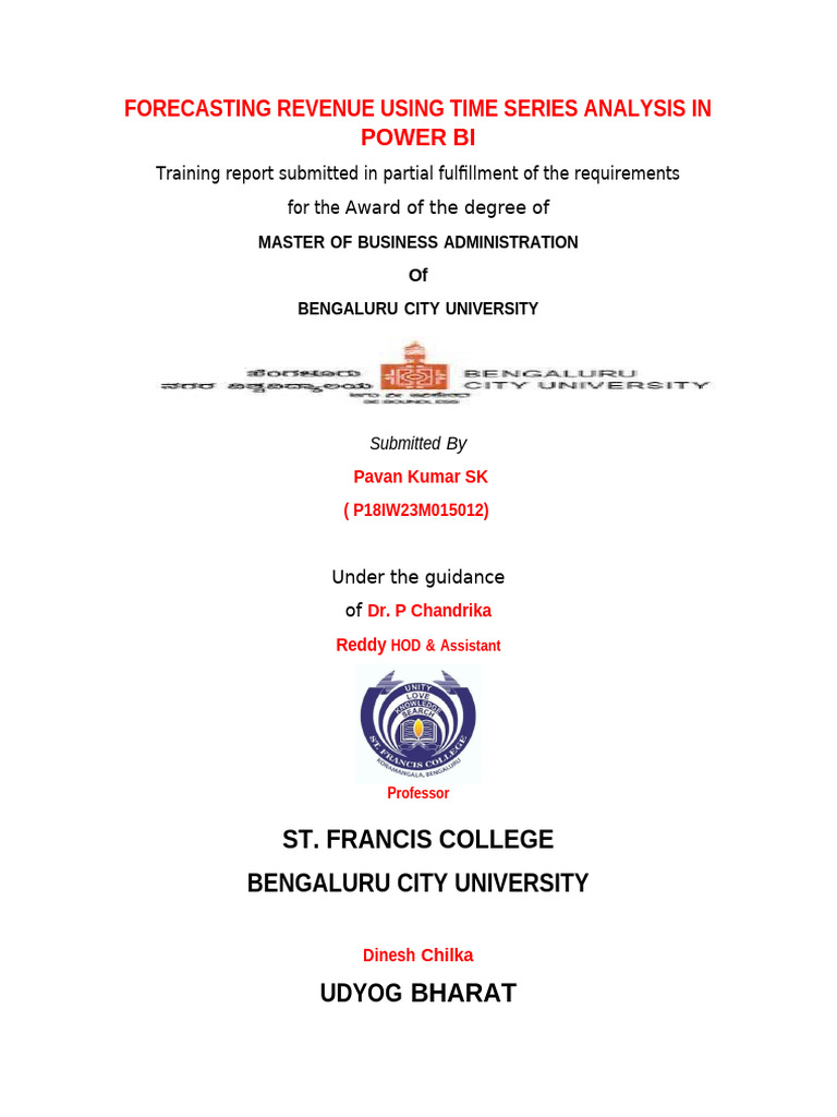 Industry Internship Report 1 (Soft Copy) - For Merge | PDF | Forecasting | Business Intelligence