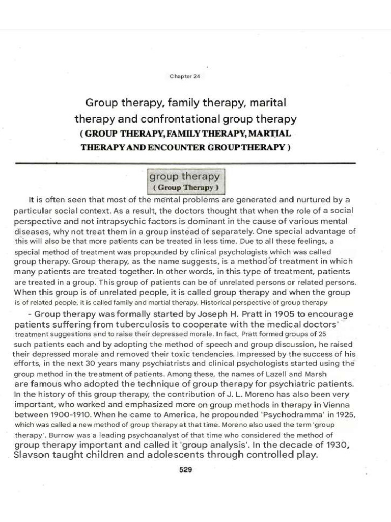 Group Therapy | PDF