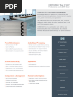 Biamp Data Sheet Tesiraforte x1600 Feb22 | PDF | Usb | Digital Signal ...