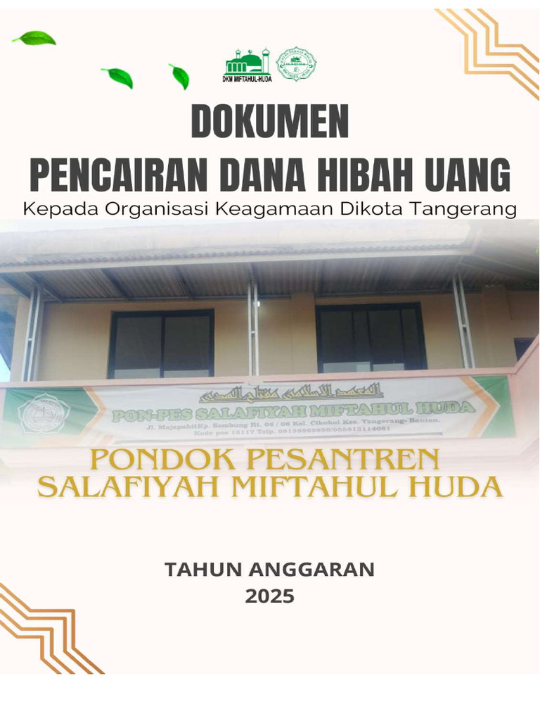 PERMOHONAN PENCAIRAN HIBAH 2025 | PDF