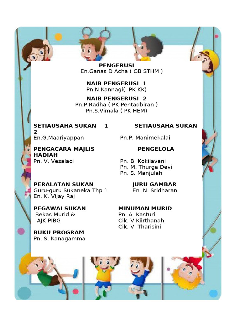 Buku Program Sukanekana Tahap1 | PDF