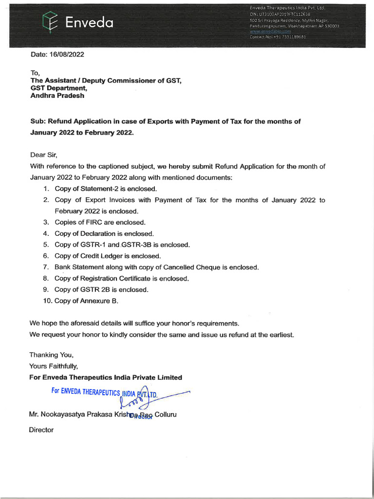 Covering Letter | PDF