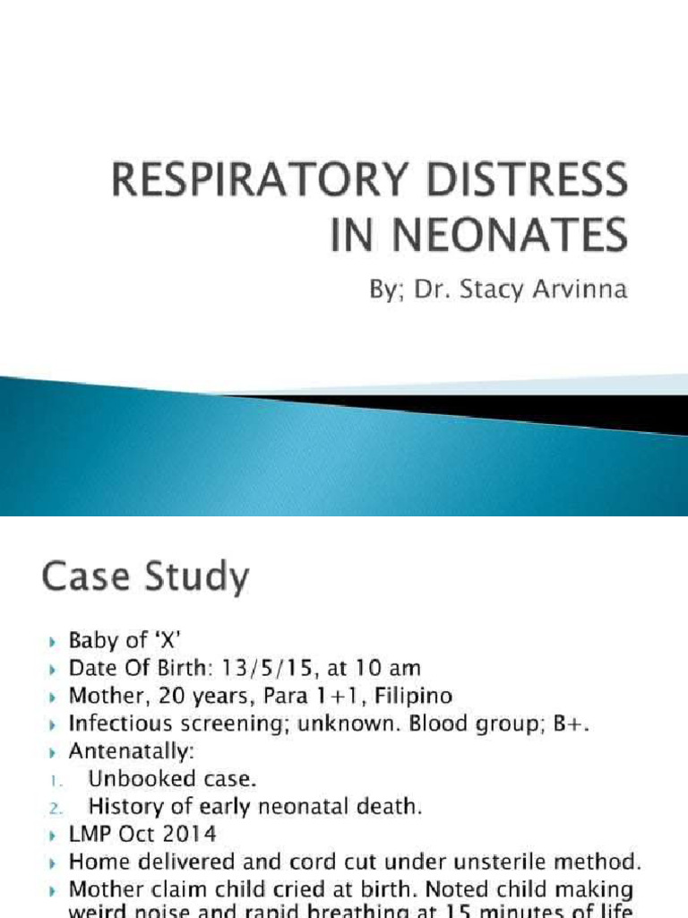 Respiratory Problems ..... in Infants | PDF