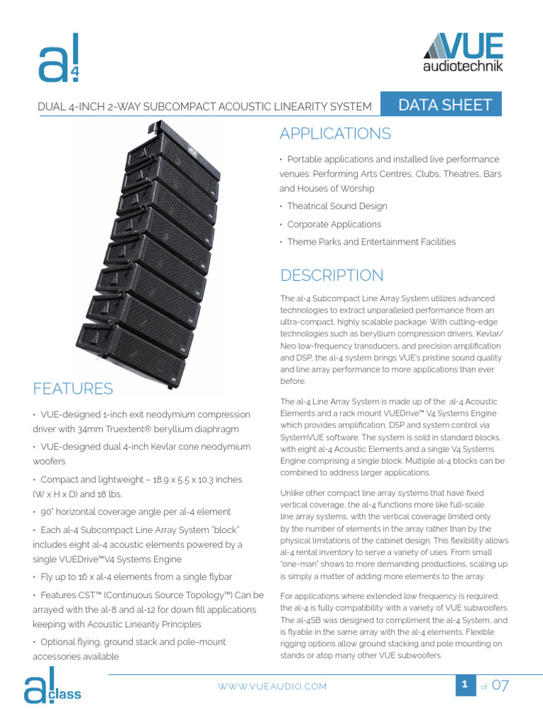2018 Vue Datasheet Al 4 v2 Rev6 Dec 04 | PDF | Computer Network | Ethernet