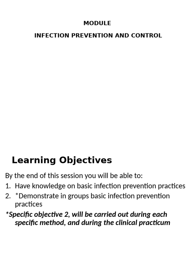 FP Infection Prevention March 2018 | PDF | Infection | Sterilization ...